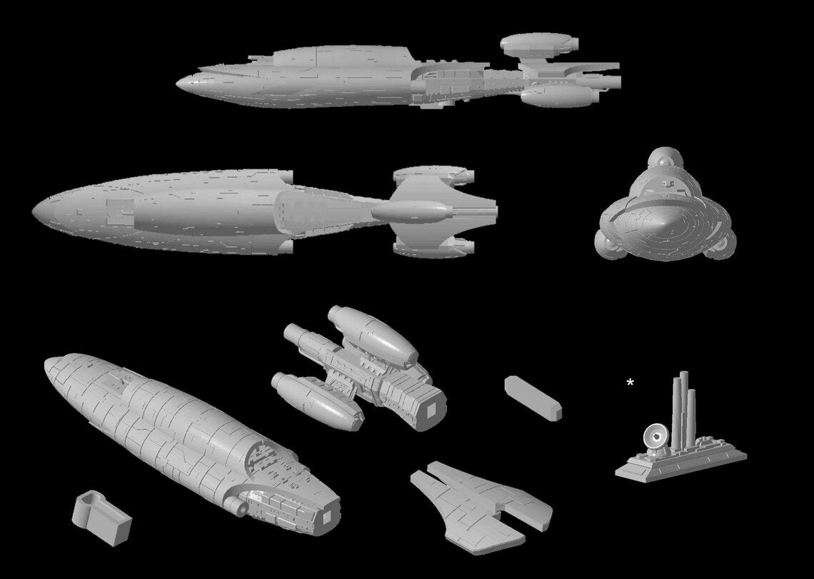 MC35 MK 1 - 4 variants pack (Onil) (Fleet) – Ham Solo 3D Printing