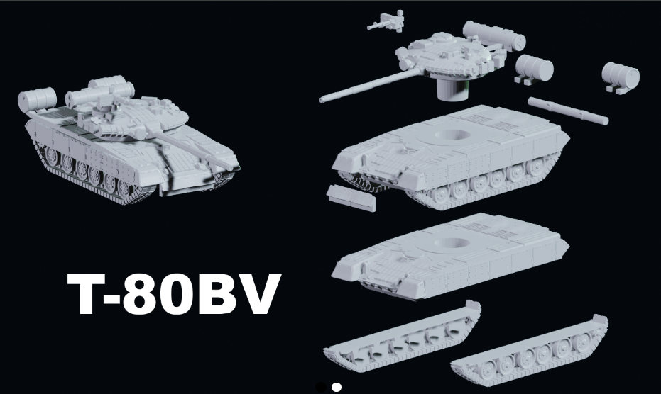 Modern Warfare T-80 BV & BVM 3rd Gen Tank - 2 pack (Jason Miller Desig ...