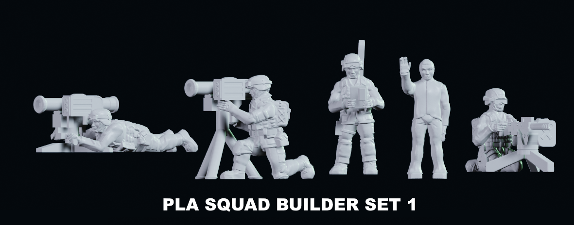 Modern Warfare PLA Forces Squad Bundle 1 (Jason Miller Design) (1/100 ...