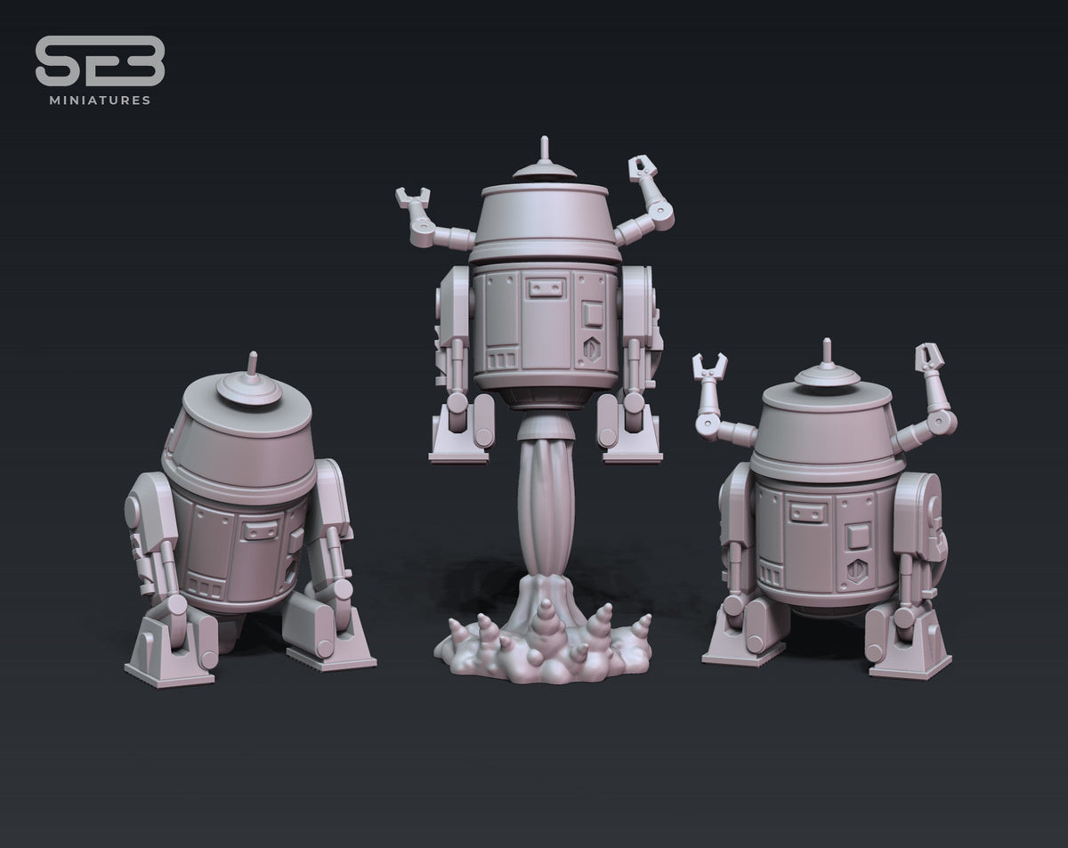 Clanker Droid (Legion) (Sci-Fi) (Anvilrage) (Stargrave) – Ham Solo 3D ...