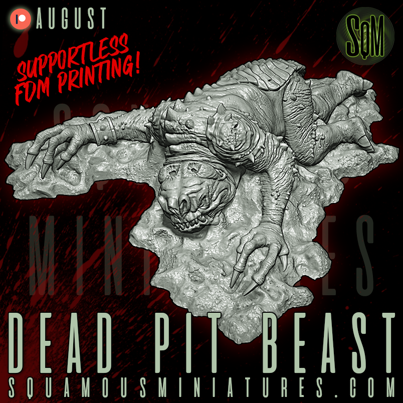 Dead Pit Beast Terrain (Legion) (Sci-Fi) (DSM) – Ham Solo 3D Printing