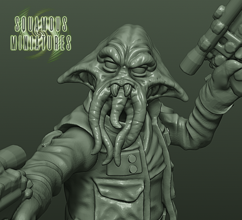OCTO the Mercenary (Legion) (Sci-Fi) (Squamous) – Ham Solo 3D Printing