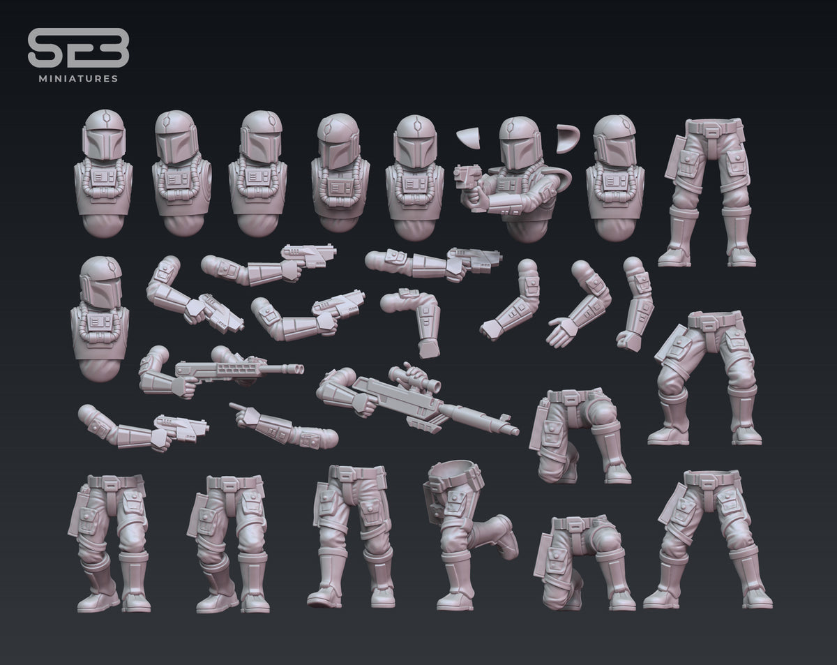 Skull Squadron Bundle (Legion) (Sci-Fi) (Anvilrage) – Ham Solo 3D Printing