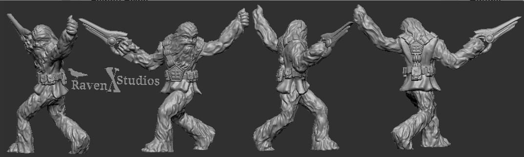Wookie Warriors Bundle inspired model (Legion) (SciFi) (Raven X) – Ham ...