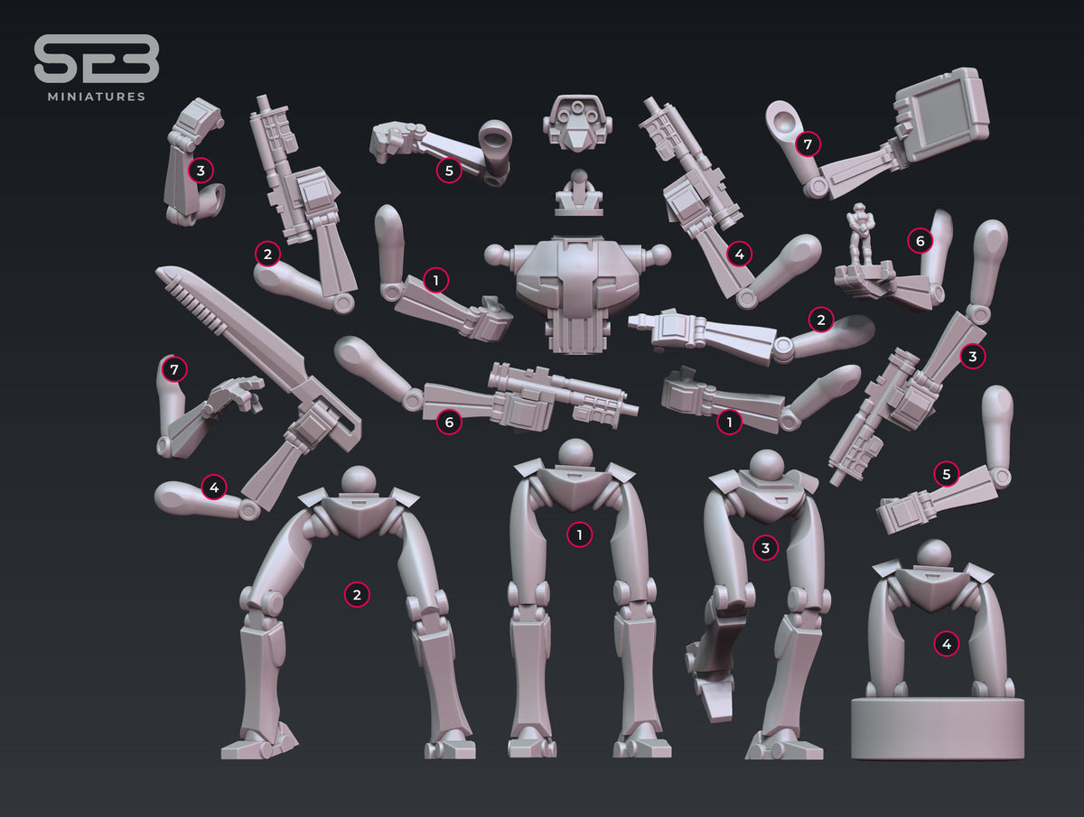 Super Tactical Droid Bundle (Legion) (Sci-Fi) (Anvilrage) (Stargrave ...